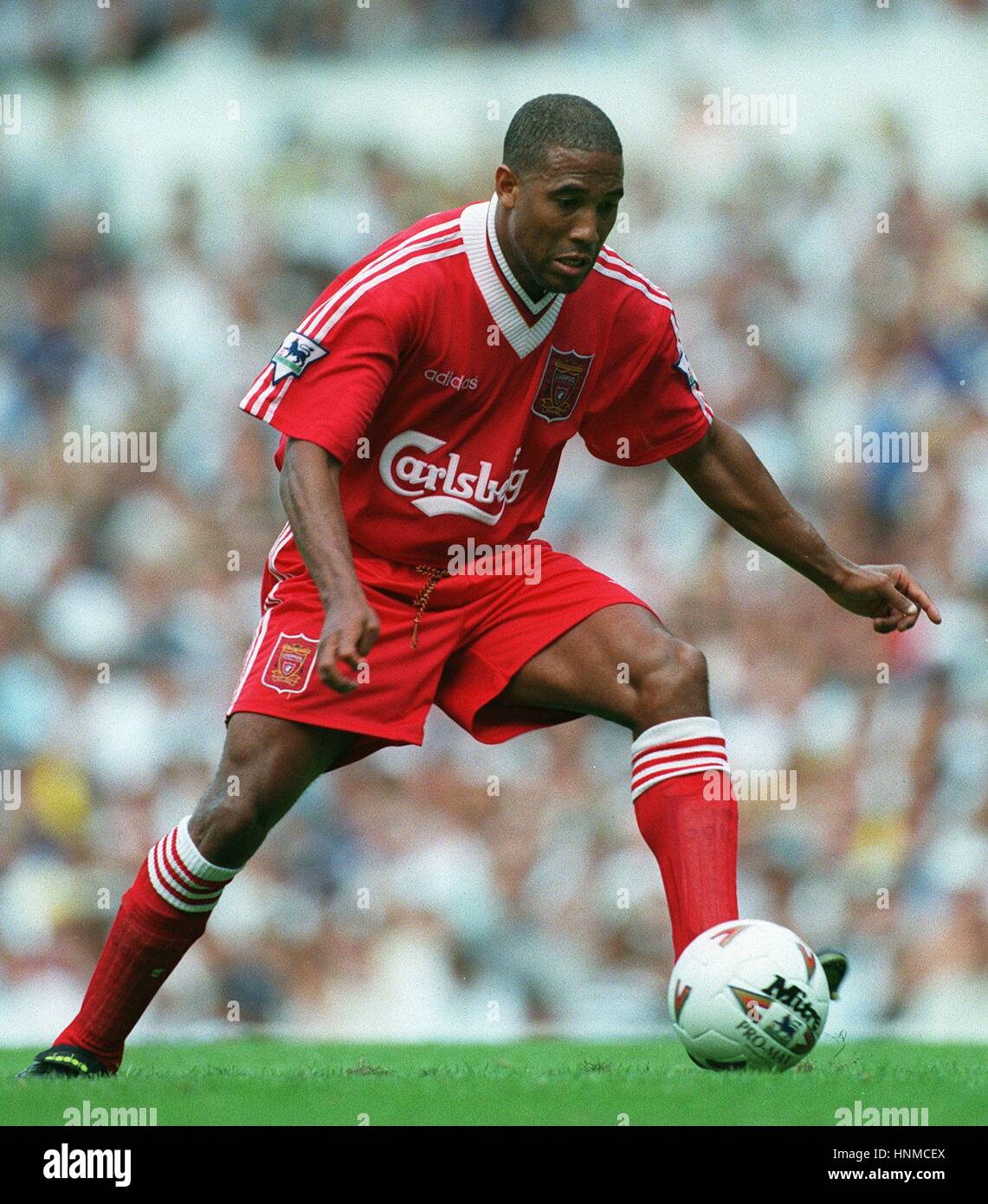JOHN BARNES LIVERPOOL FC 29 August 1995 Stock Photo - Alamy