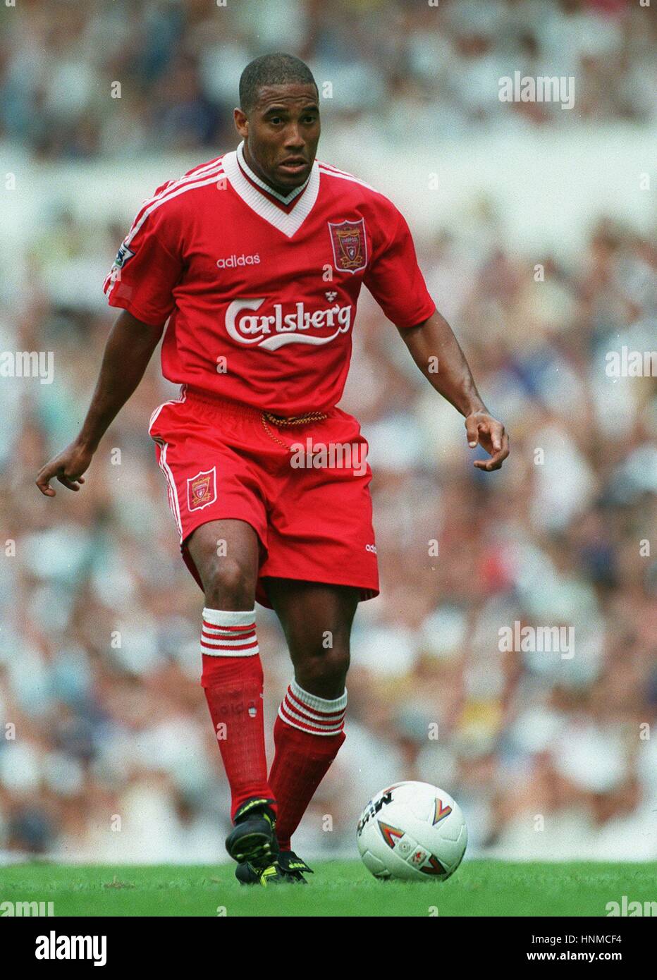 JOHN BARNES LIVERPOOL FC 29 August 1995 Stock Photo - Alamy