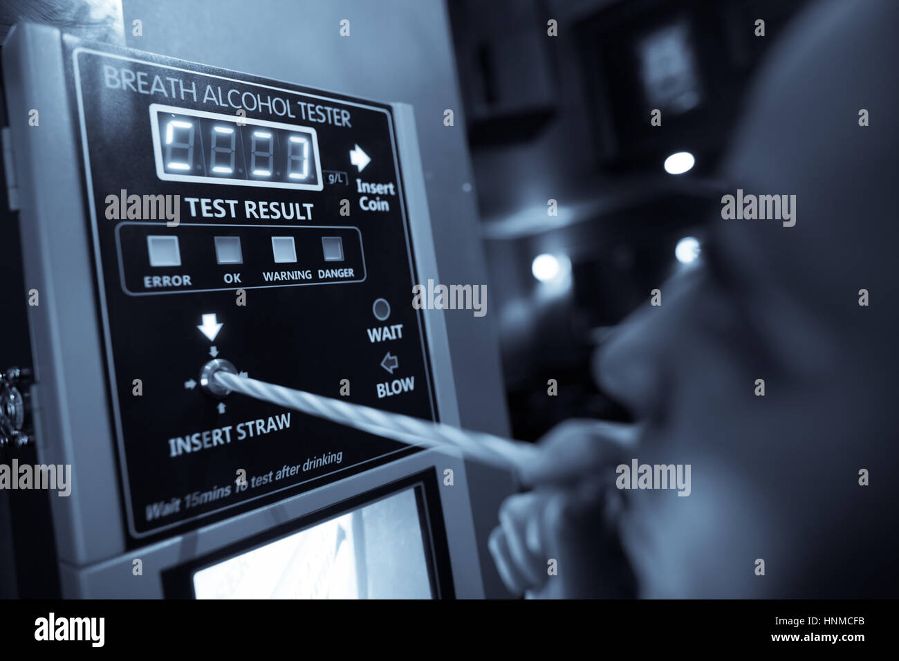 Blowing through straw hi-res stock photography and images - Alamy