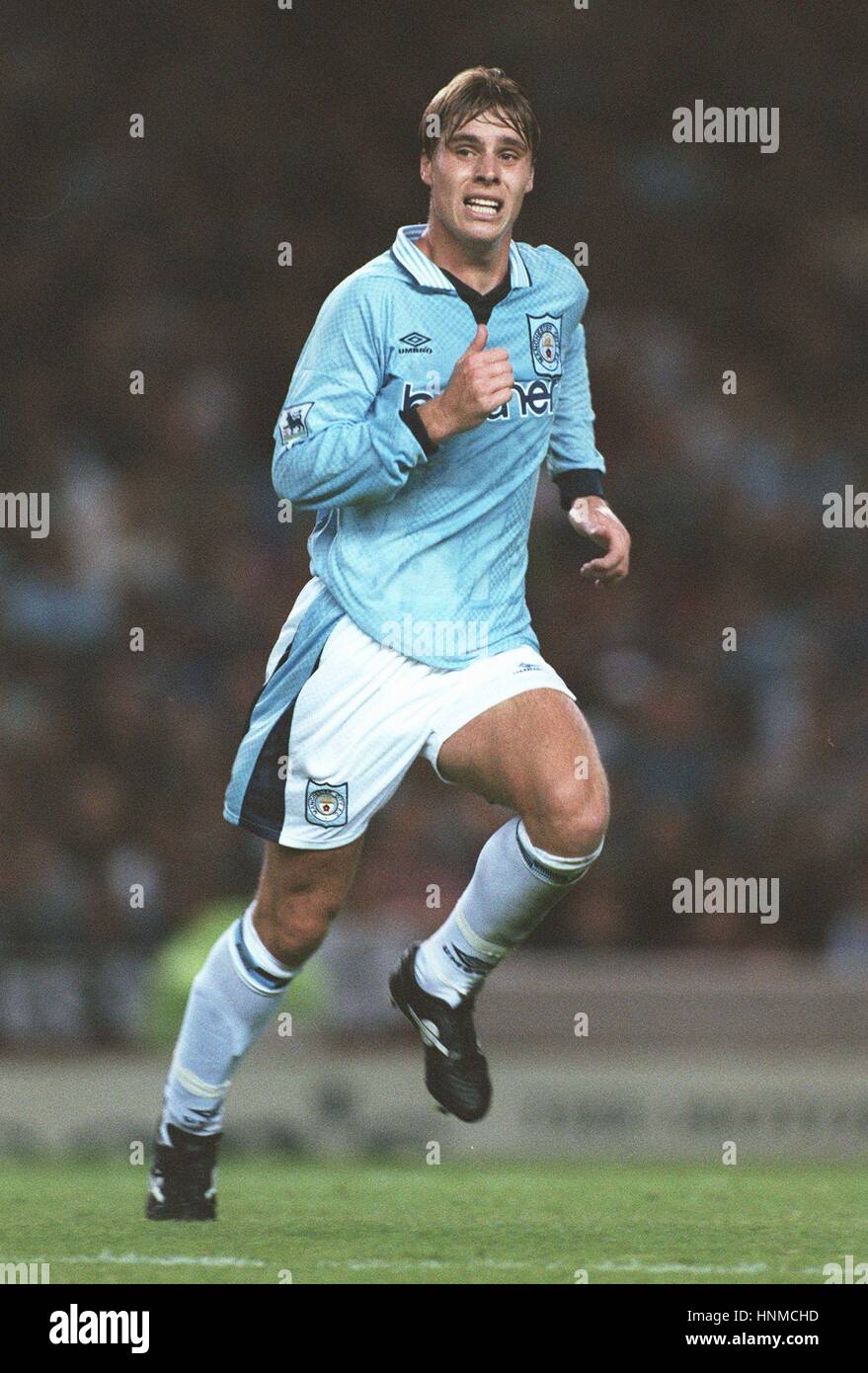 GARY FLITCROFT MANCHESTER CITY FC 31 August 1995 Stock Photo - Alamy