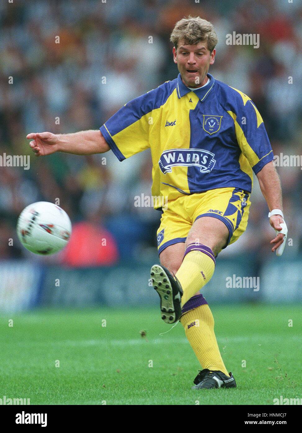 GLYN HODGES SHEFFIELD UNITED FC 07 September 1995 Stock Photo - Alamy