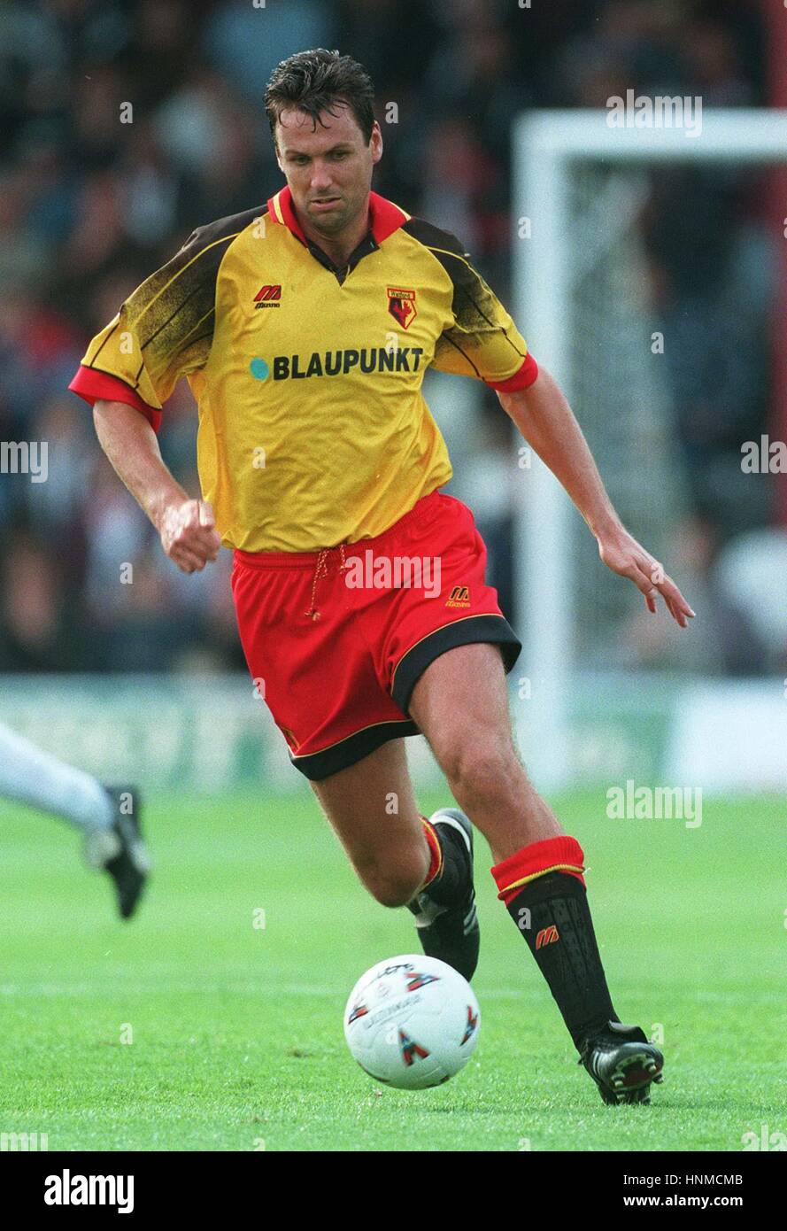 COLIN FOSTER WATFORD FC 06 September 1995 Stock Photo - Alamy