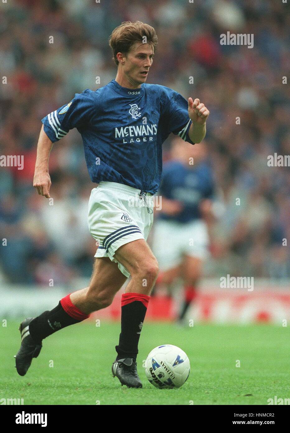 BRIAN LAUDRUP GLASGOW RANGERS FC 11 September 1995 Stock Photo - Alamy