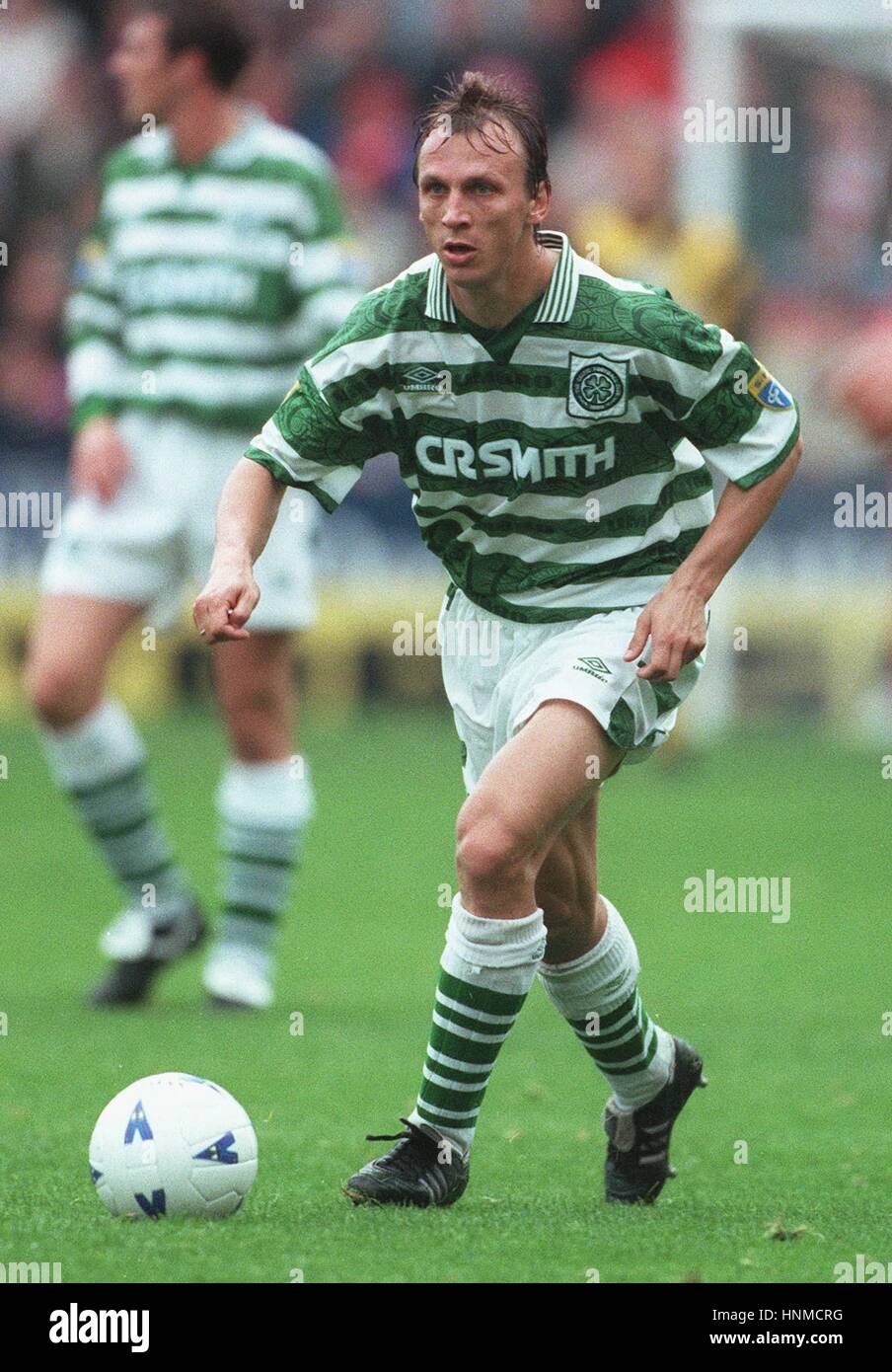 ANDREAS THOM GLASGOW CELTIC FC 11 September 1995 Stock Photo - Alamy