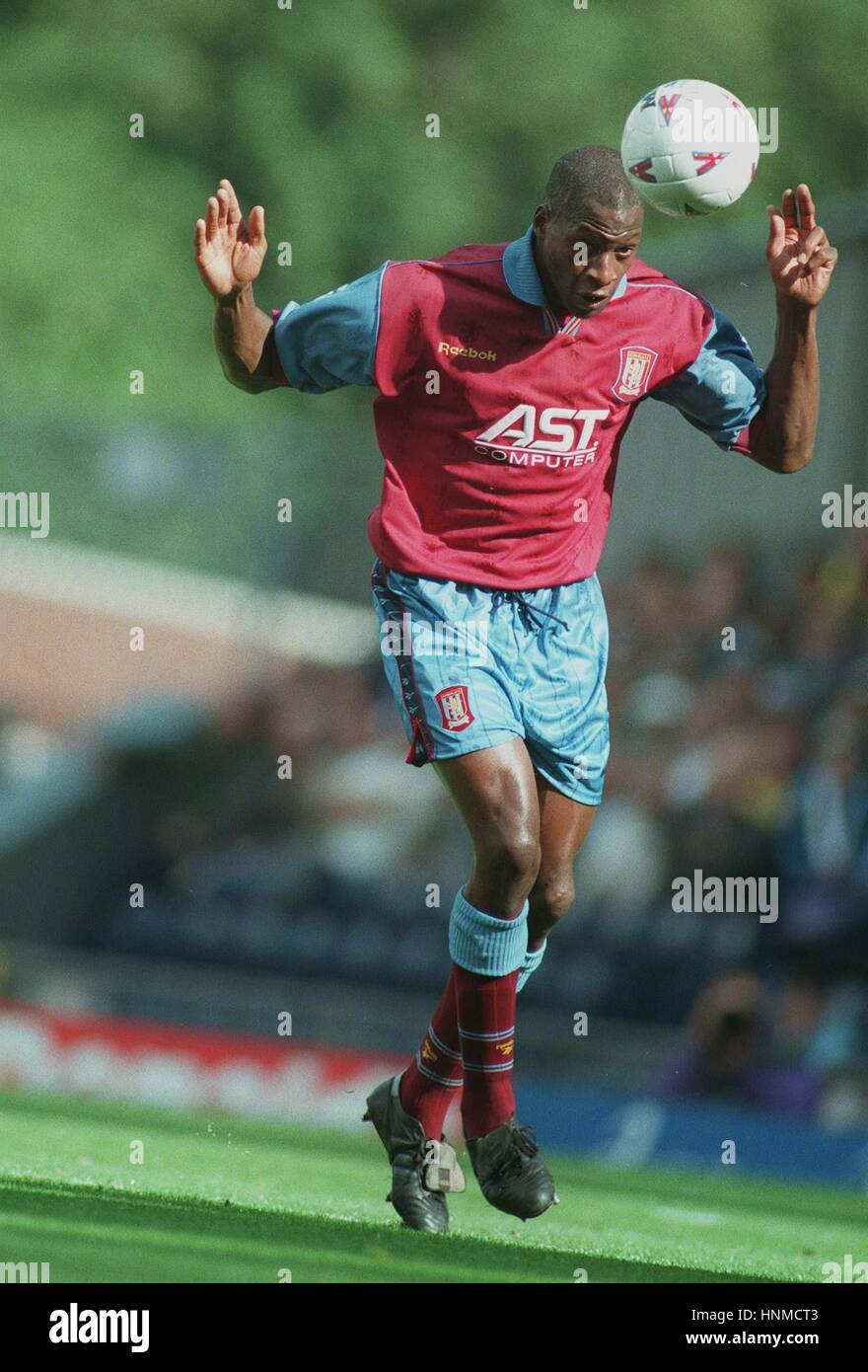 UGO EHIOGU ASTON VILLA FC 12 September 1995 Stock Photo - Alamy