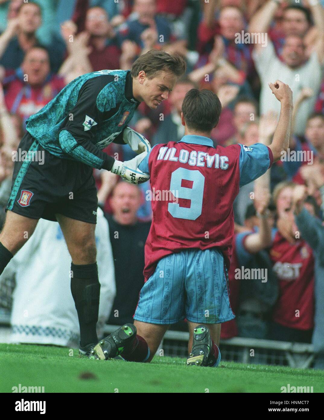 SAVO MILOSEVIC & MARK BOSNICH ASTON VILLA FC 12 September 1995 Stock ...