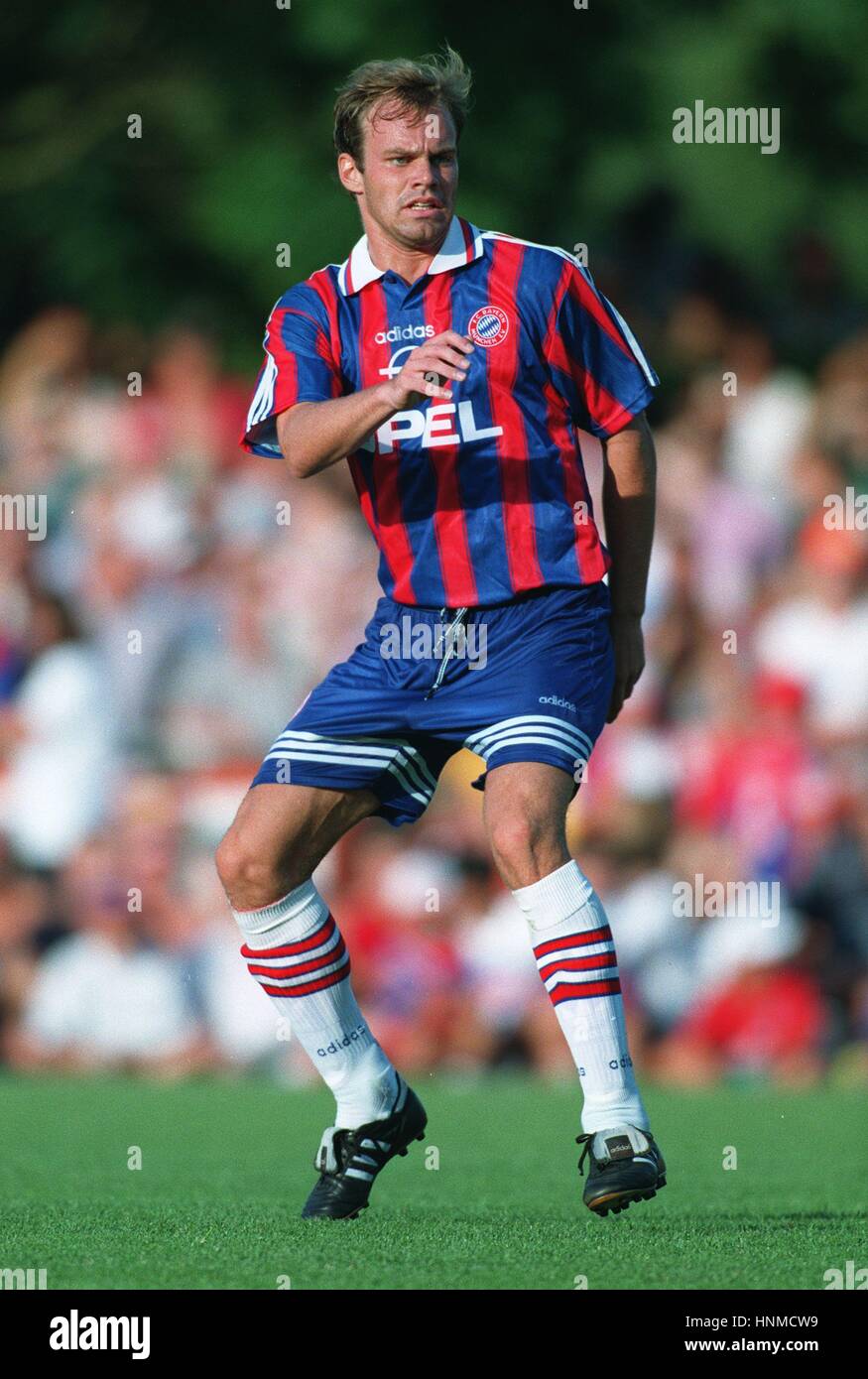 CHRISTIAN NERLINGER BAYERN MUNICH FC 14 September 1995 Stock Photo - Alamy