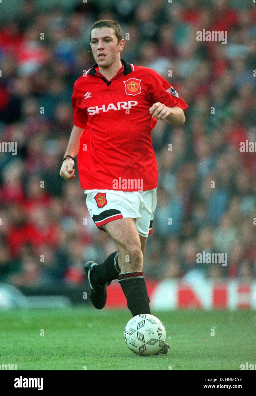 LEE SHARPE MANCHESTER UNITED FC 02 October 1995 Stock Photo - Alamy