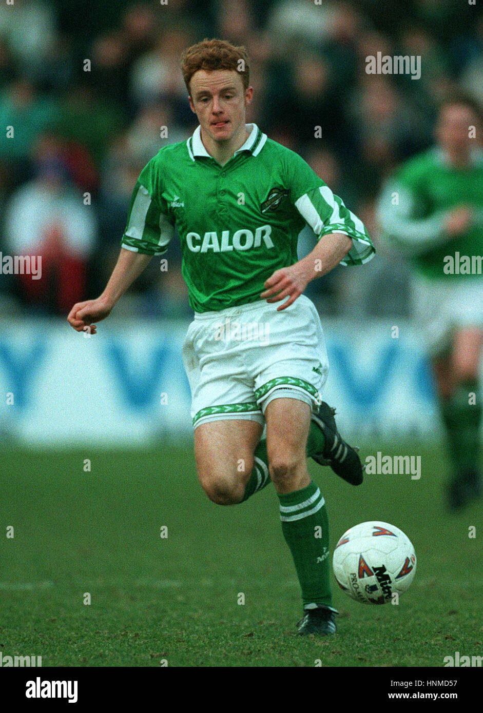 CHRIS JACKSON HIBERNIAN FC 22 February 1995 Stock Photo - Alamy