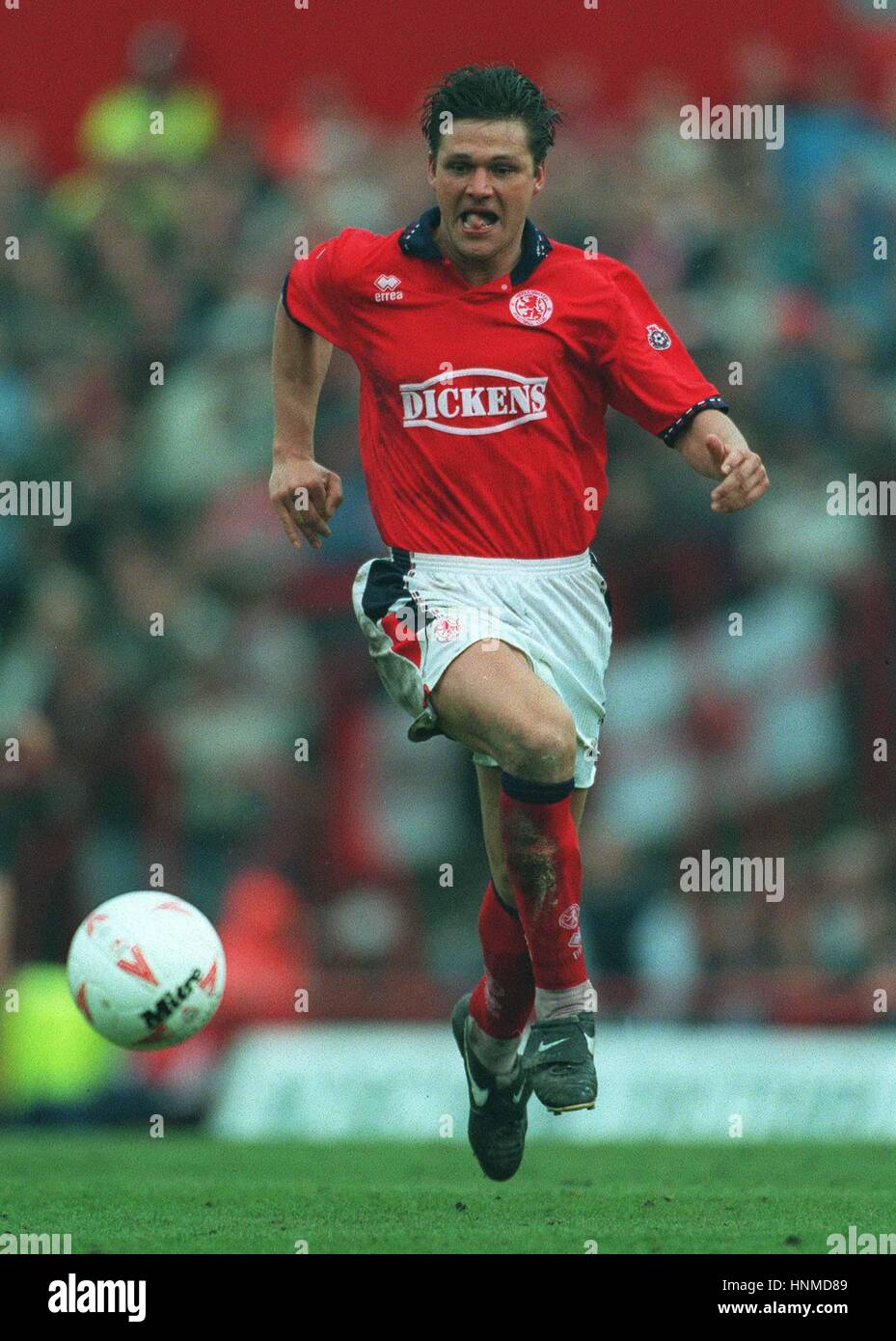 UWE FUCHS MIDDLESBROUGH FC 18 April 1995 Stock Photo - Alamy