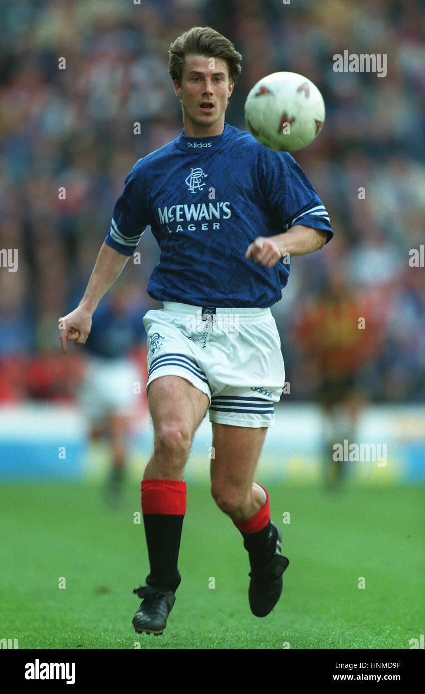 BRIAN LAUDRUP GLASGOW RANGERS FC 16 May 1995 Stock Photo - Alamy