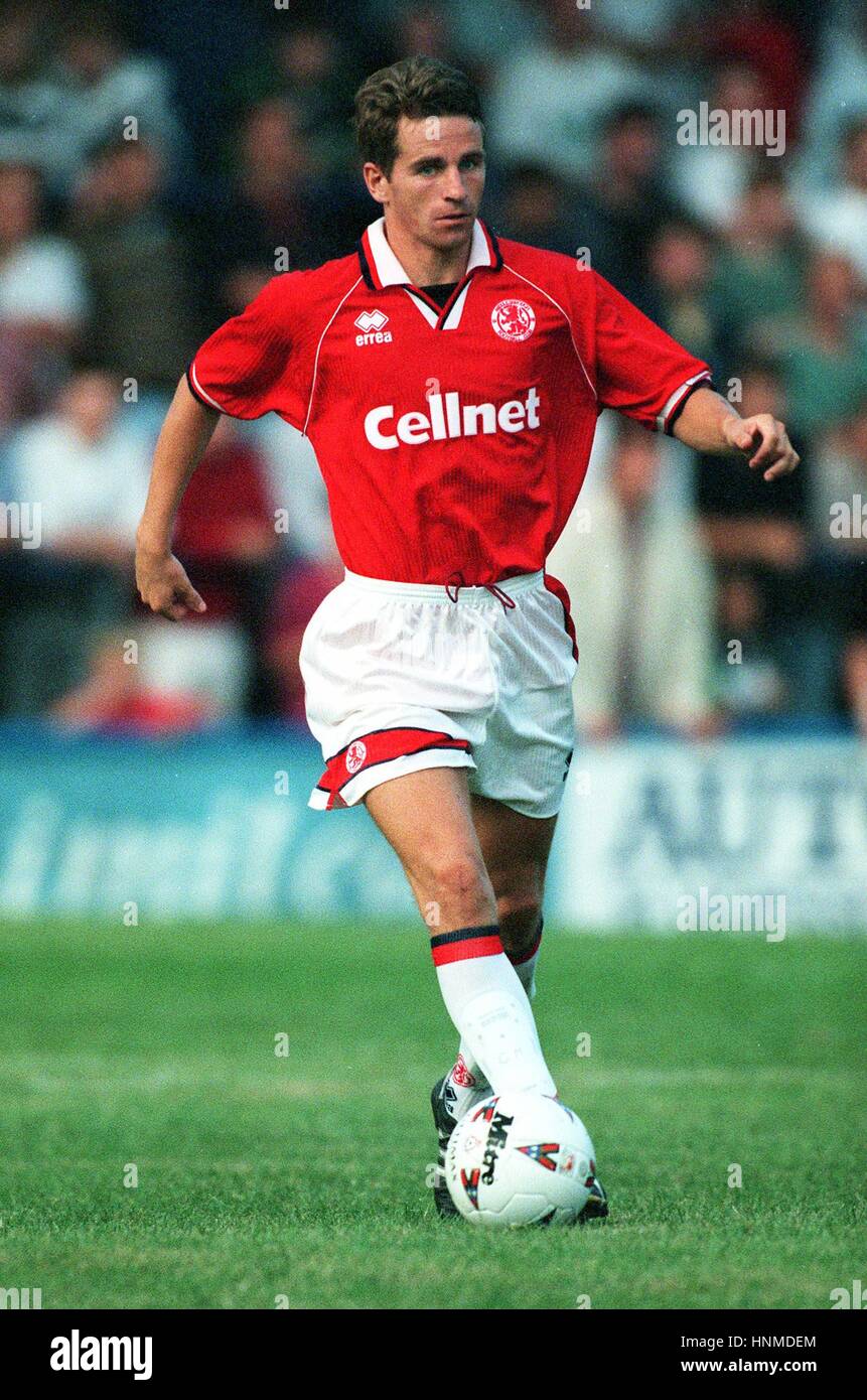 CHRIS MORRIS MIDDLESBROUGH FC 28 July 1995 Stock Photo - Alamy