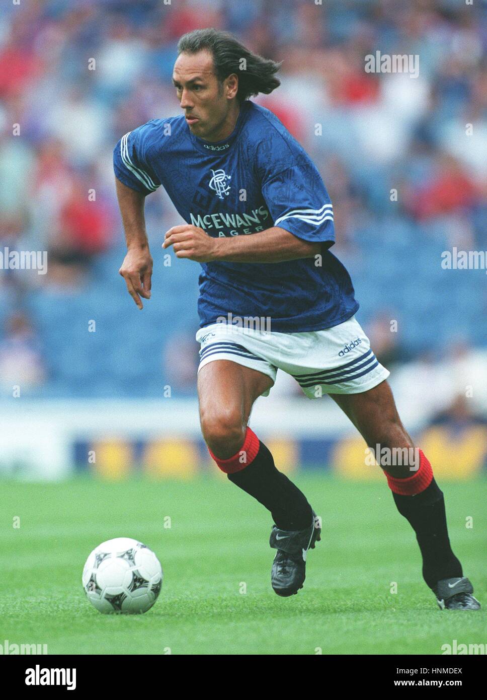 MARK HATELEY GLASGOW RANGERS FC 31 July 1995 Stock Photo - Alamy