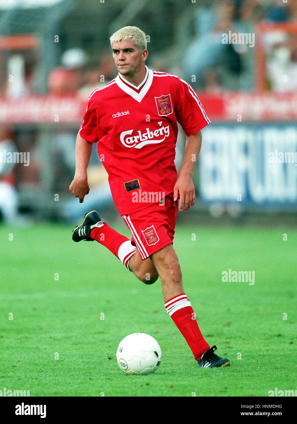 DOMINIC MATTEO LIVERPOOL FC 15 August 1995 Stock Photo - Alamy