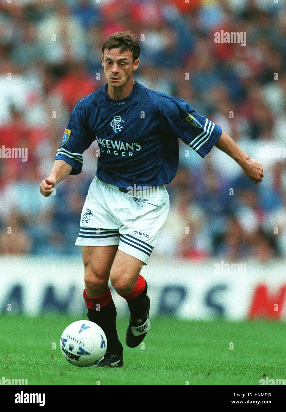 DAVID ROBERTSON GLASGOW RANGERS FC 21 August 1995 Stock Photo - Alamy