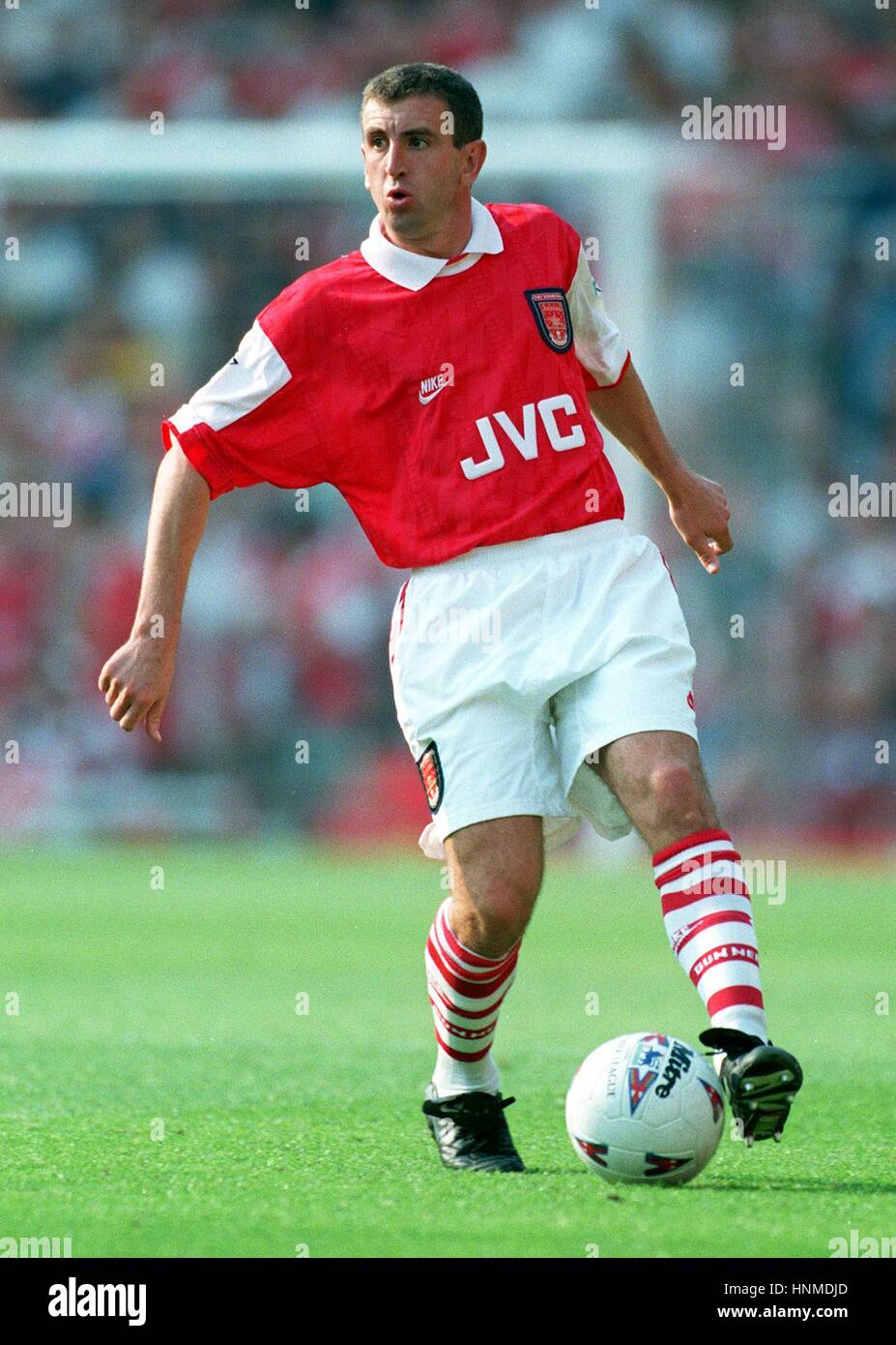 NIGEL WINTERBURN ARSENAL FC 21 August 1995 Stock Photo - Alamy