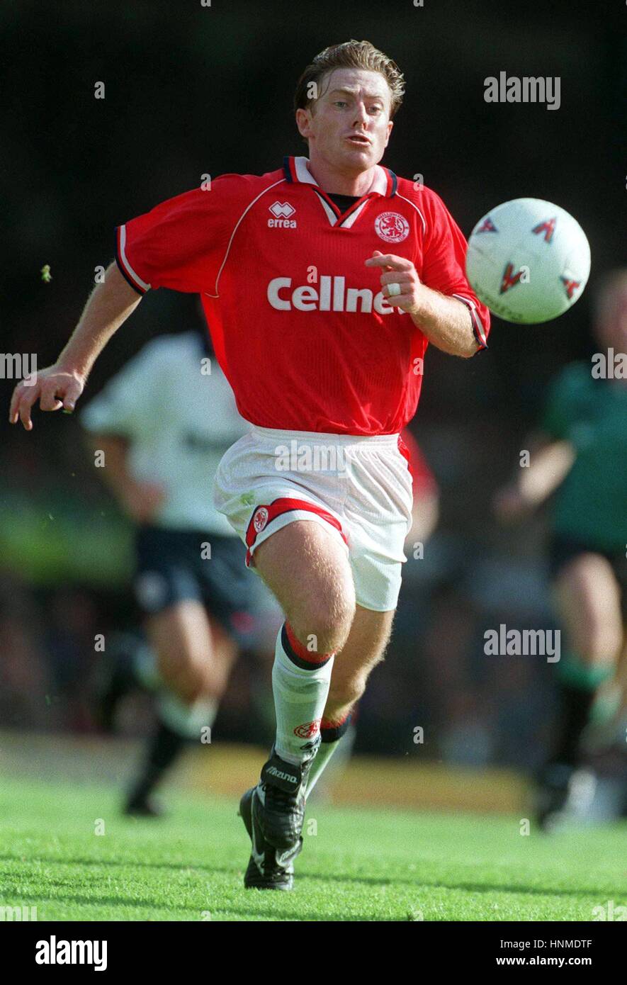 CRAIG HIGNETT MIDDLESBROUGH FC 11 September 1995 Stock Photo - Alamy