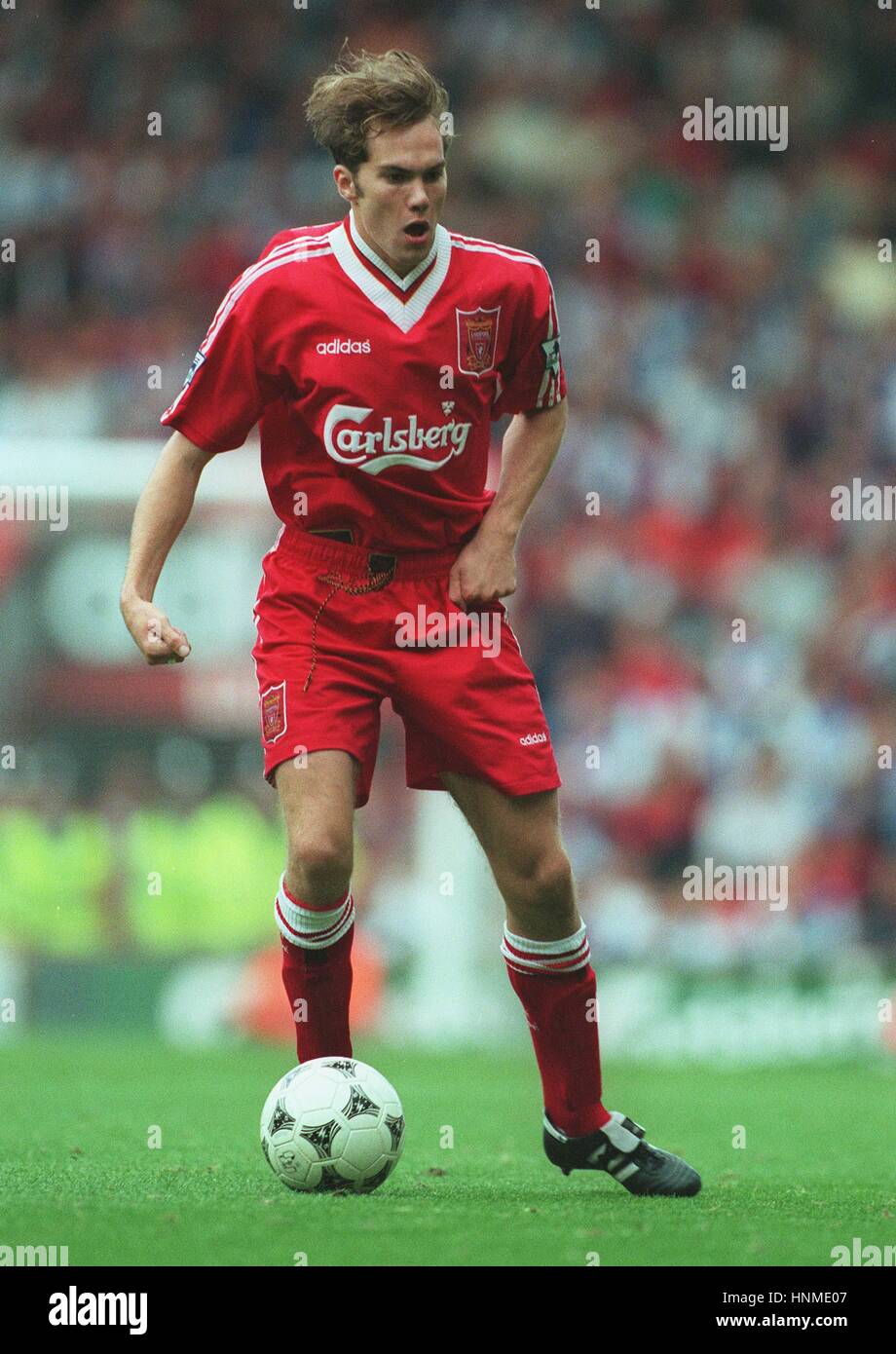 JASON MCATEER LIVERPOOL FC 28 September 1995 Stock Photo - Alamy