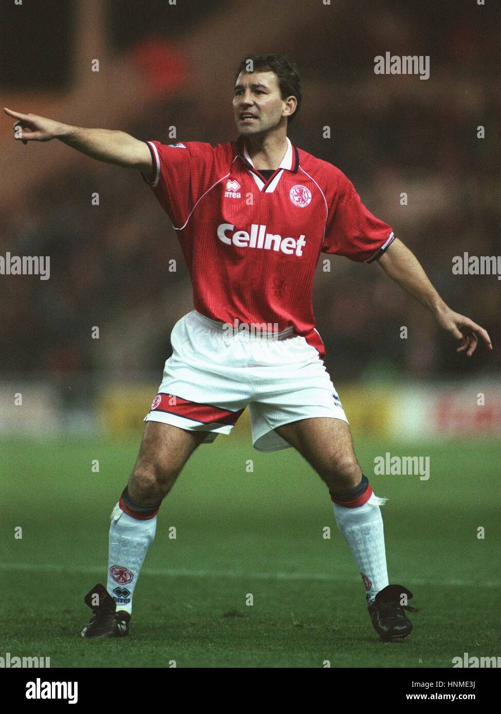 BRYAN ROBSON MIDDLESBROUGH FC MANAGER 22 November 1995 Stock Photo - Alamy