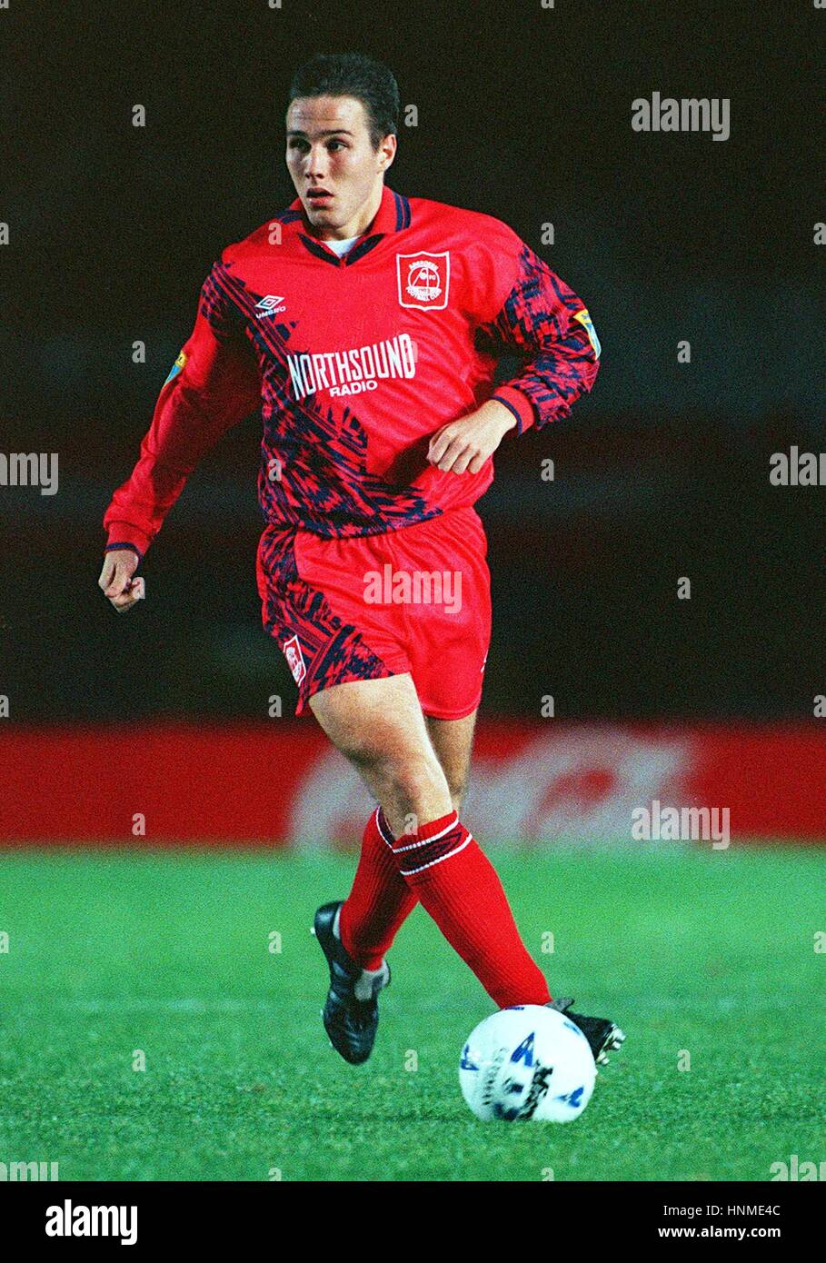 EOIN JESS ABERDEEN FC 29 November 1995 Stock Photo - Alamy