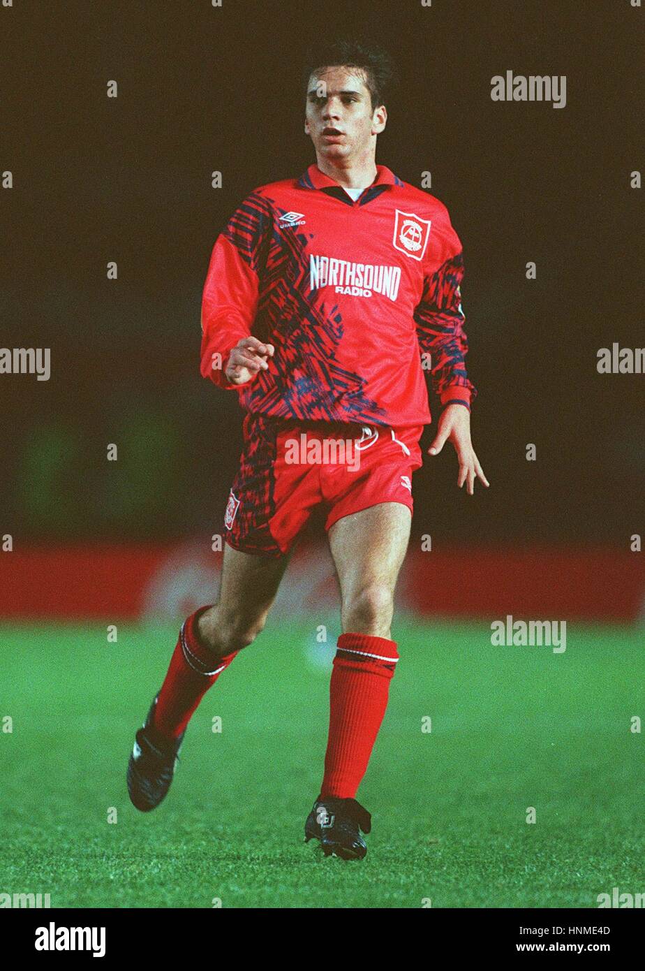 STEPHEN GLASS ABERDEEN FC 29 November 1995 Stock Photo - Alamy