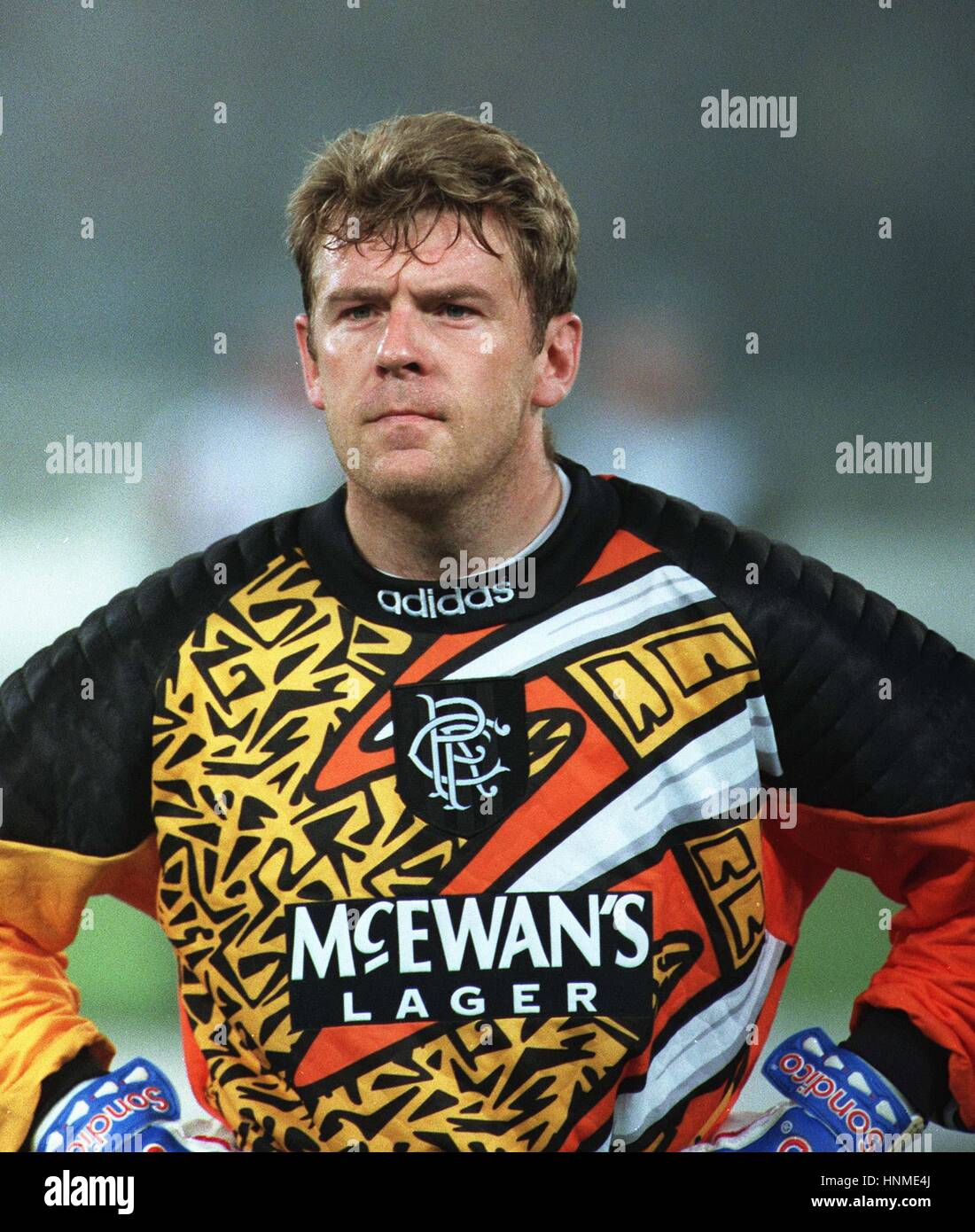 ANDY GORAM GLASGOW RANGERS FC 29 November 1995 Stock Photo - Alamy