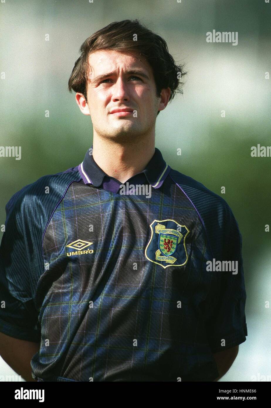 DAVID HANNAH SCOTLAND U21 & DUNDEE UNITED 07 December 1995 Stock Photo ...
