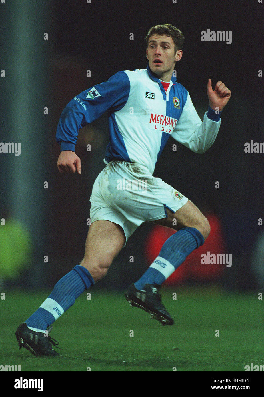 CHRIS SUTTON BLACKBURN ROVERS FC 23 January 1995 Stock Photo - Alamy