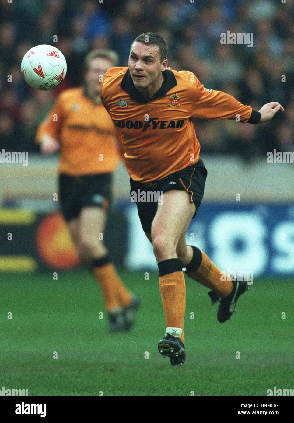 BRIAN LAW WOLVERHAMPTON WANDERERS FC 20 February 1995 Stock Photo - Alamy