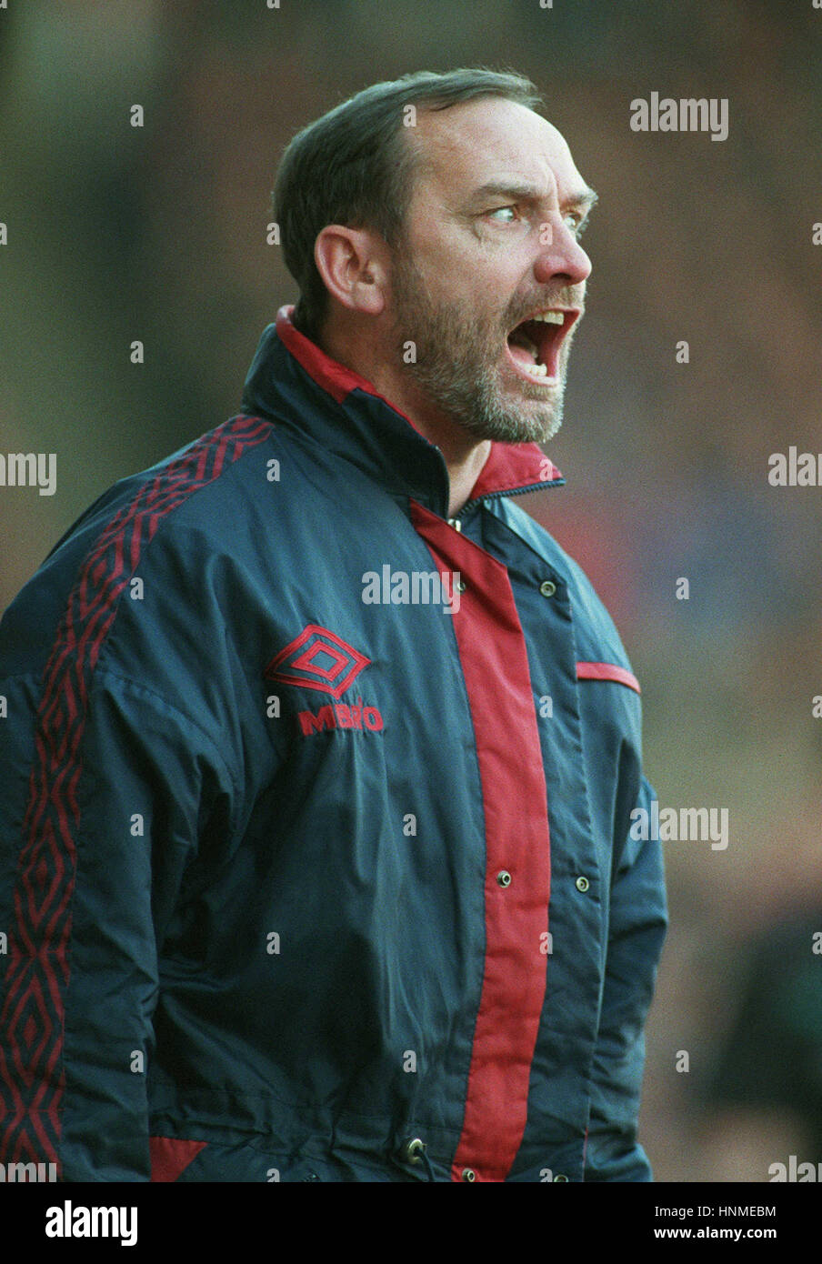 BRIAN HORTON MANCHESTER CITY FC MANAGER 27 February 1995 Stock Photo ...
