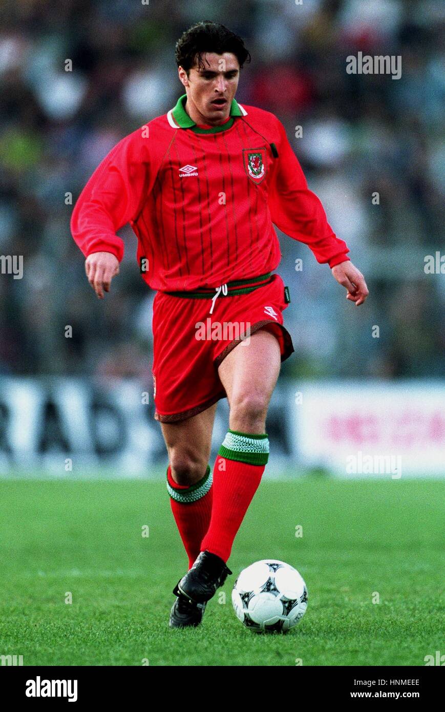 GARY SPEED WALES & LEEDS UNITED FC 10 May 1995 Stock Photo - Alamy