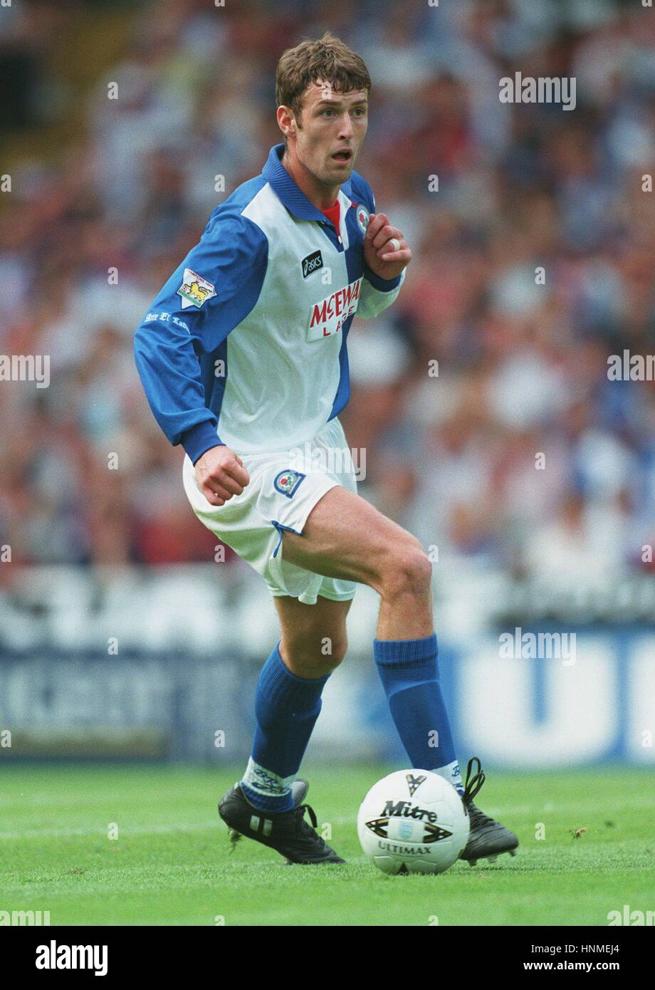 CHRIS SUTTON BLACKBURN ROVERS FC 14 August 1995 Stock Photo - Alamy