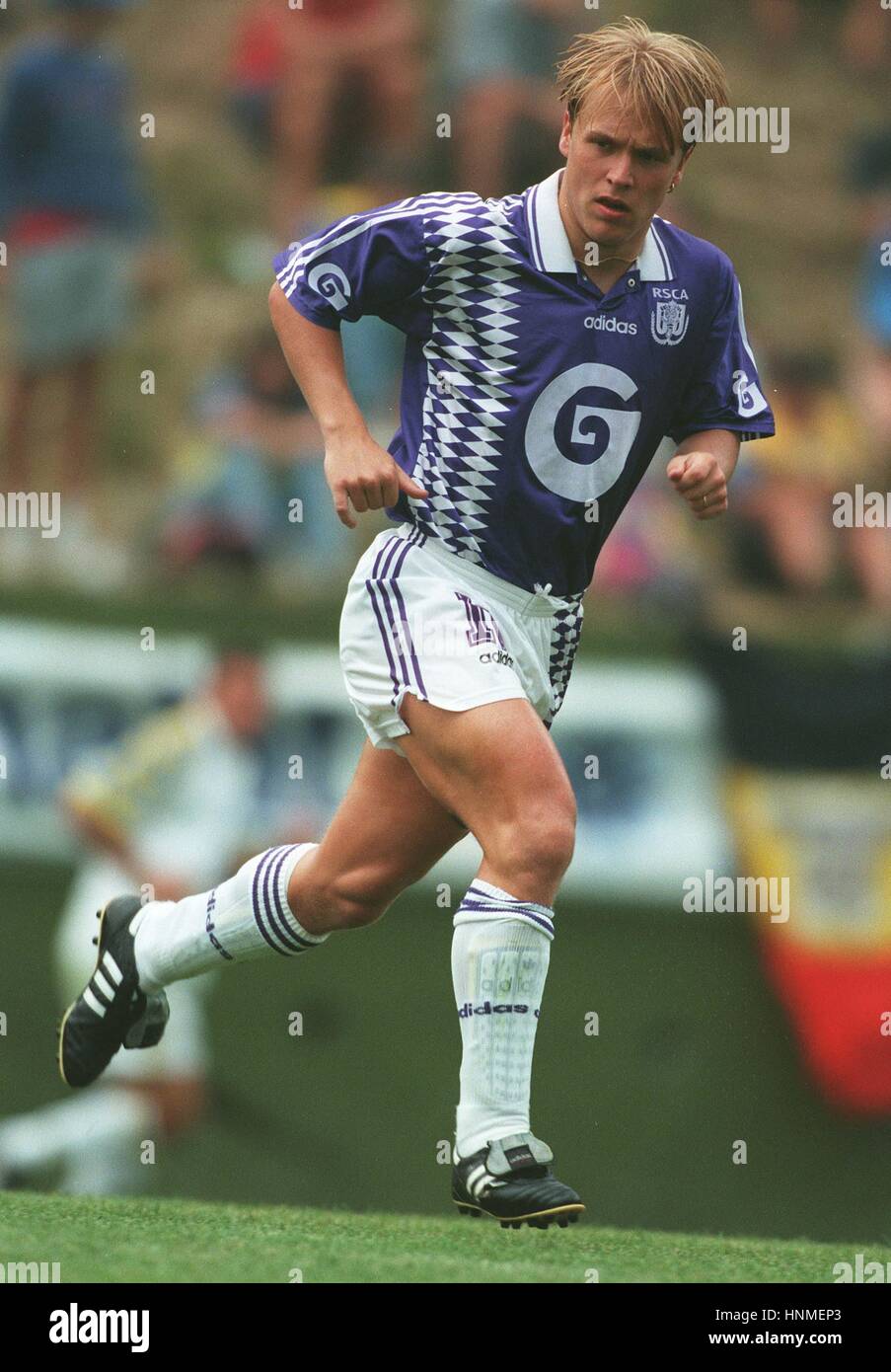 PAR LETTERBERG ANDERLECT FC 13 September 1995 Stock Photo - Alamy