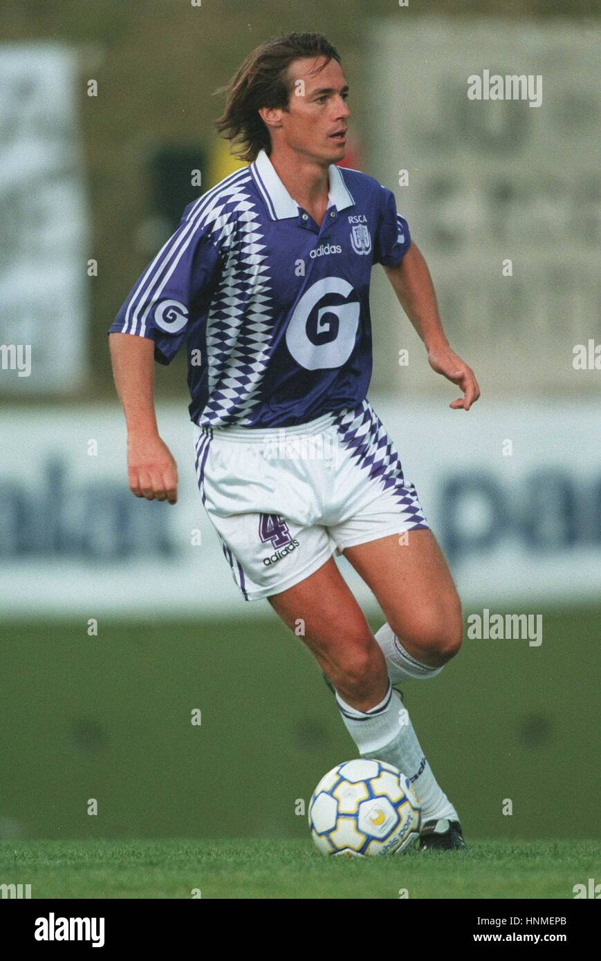 GEORGES GRUN ANDERLECT FC 13 September 1995 Stock Photo - Alamy