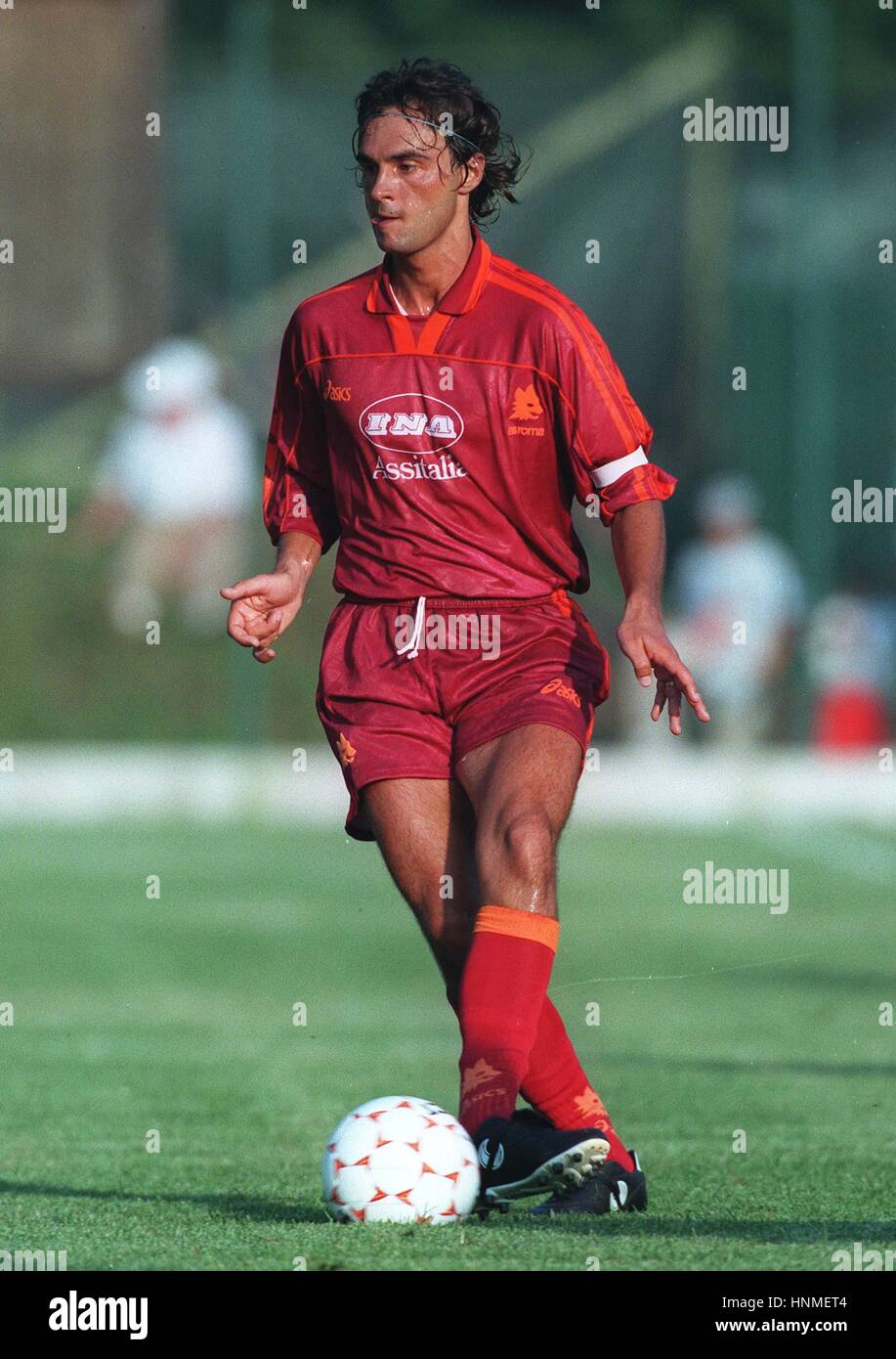 GIUSEPPE GIANNINI AS ROMA 28 September 1995 Stock Photo - Alamy