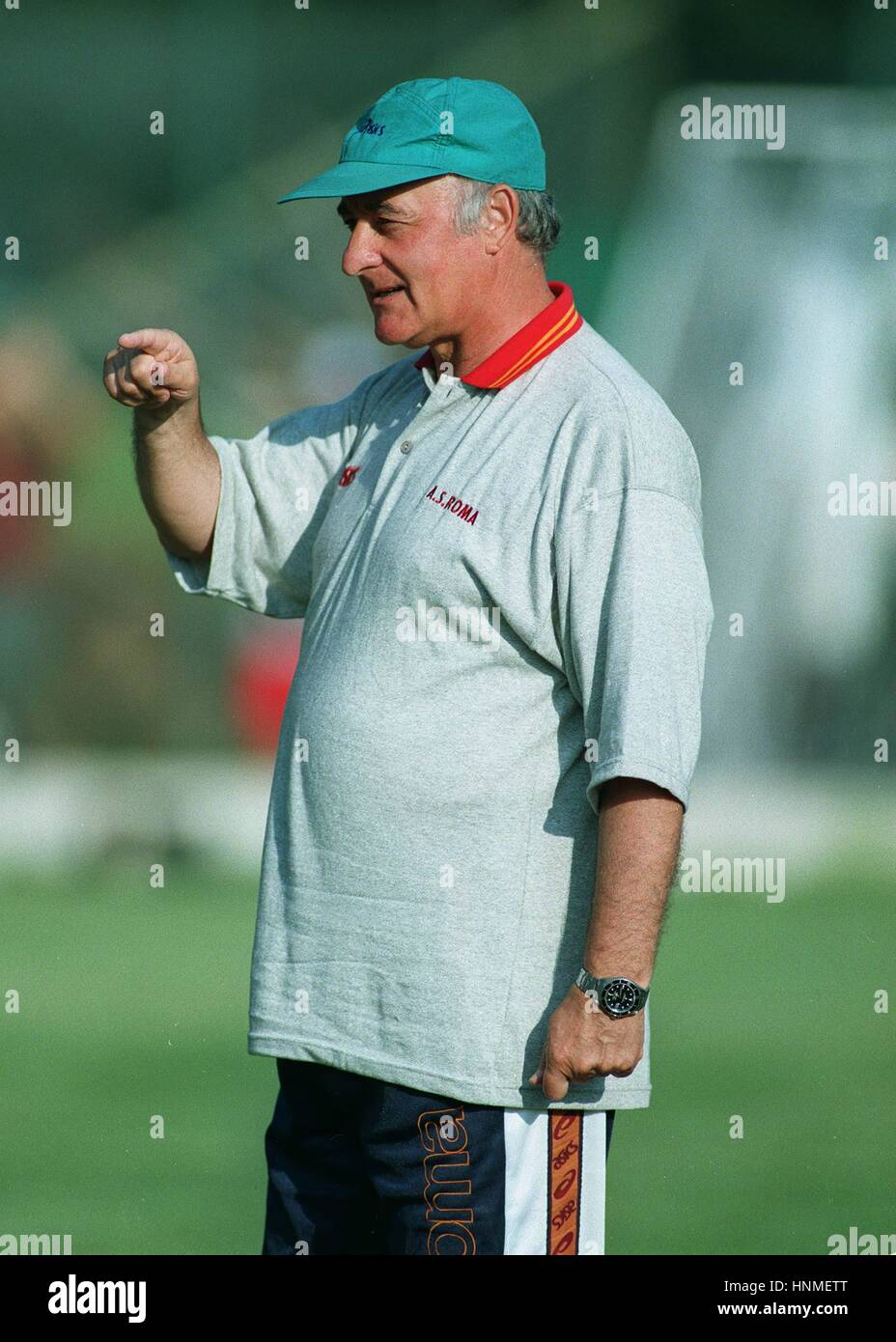 CARLO MAZZONE ROMA COACH 28 September 1995 Stock Photo - Alamy