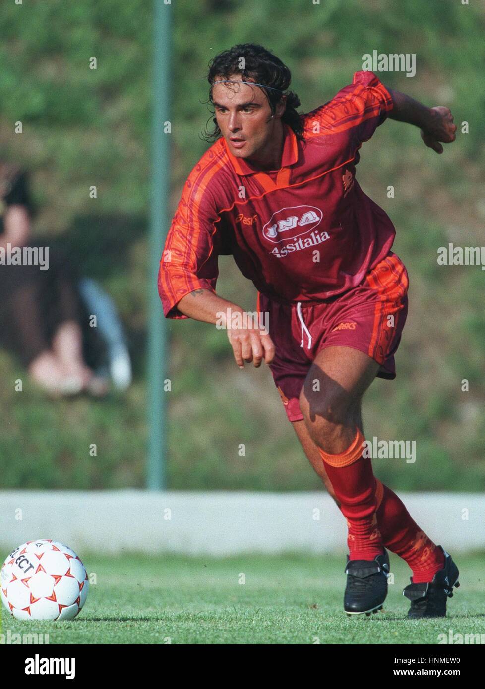 GIUSEPPE GIANNINI AS ROMA 28 September 1995 Stock Photo - Alamy