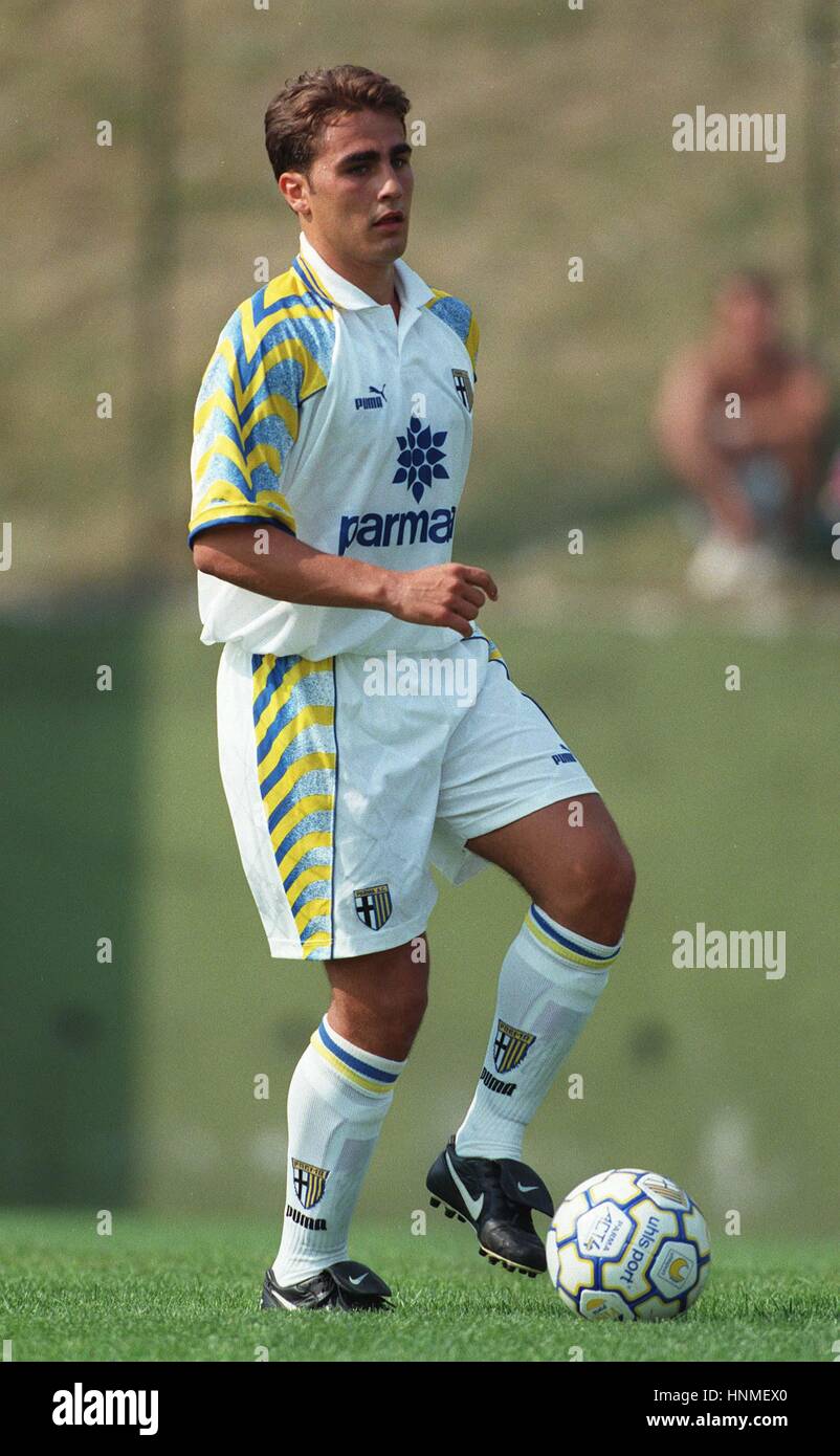 FABIO CANNAVARO PARMA FC 29 September 1995 Stock Photo - Alamy