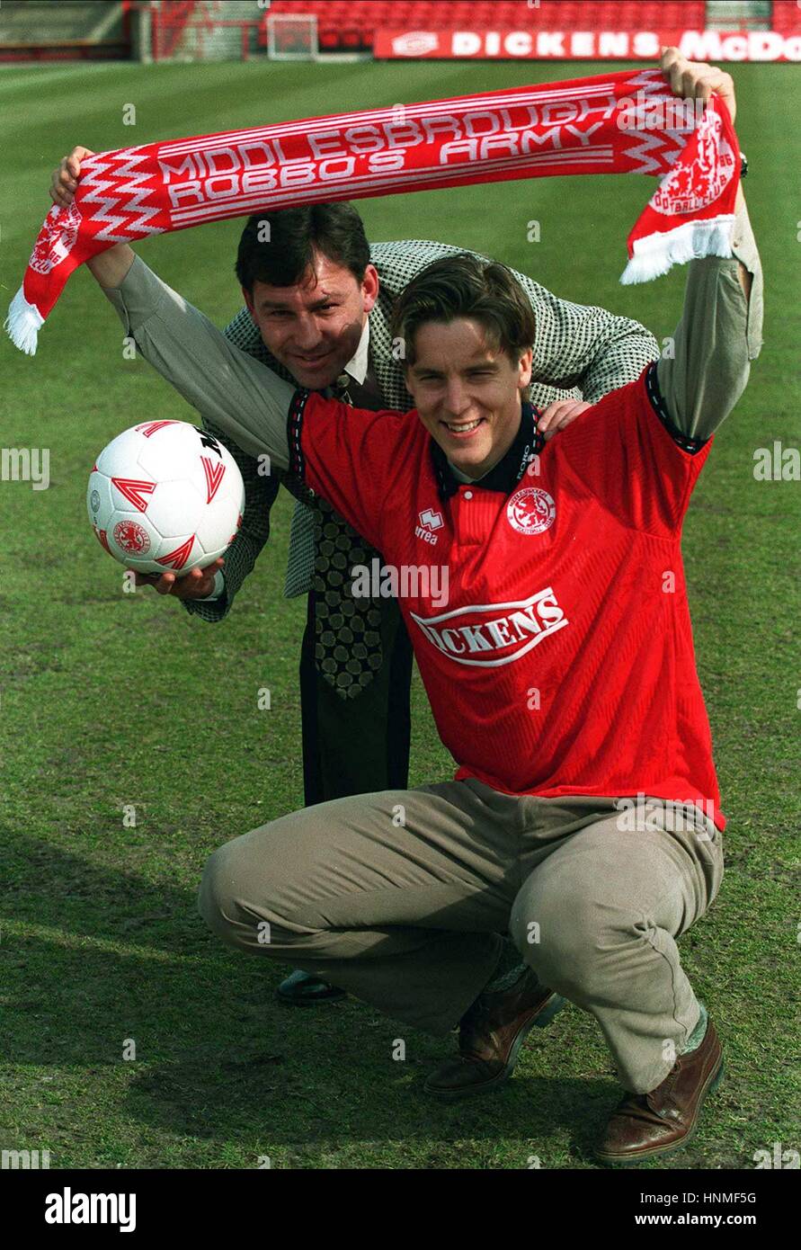 JAN AAGE FJORTOFT ROBSON MIDDLESBROUGH SIGN MIDDLESBROUGH SIGN FJORTOFT ...