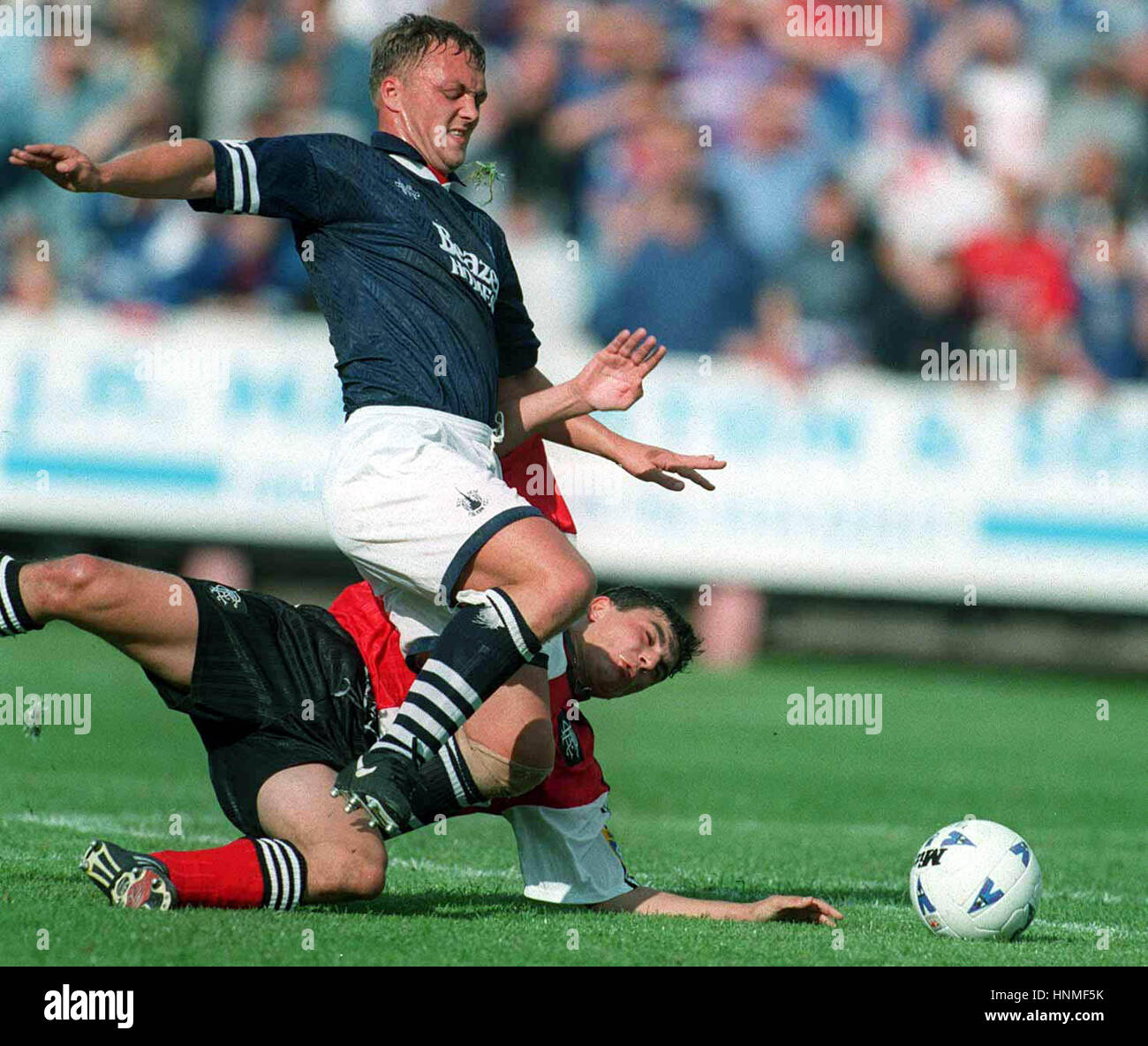 CHARLIE MILLER & STEVE FULTON FALKIRK V RANGERS 16 September 1995 Stock ...