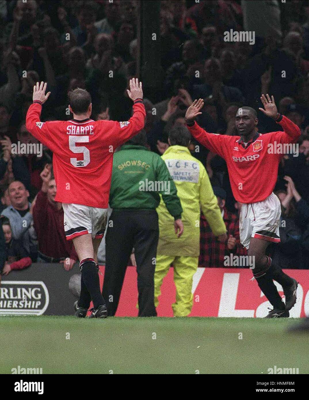 Manchester city leicester city 1995 hi-res stock photography and images ...