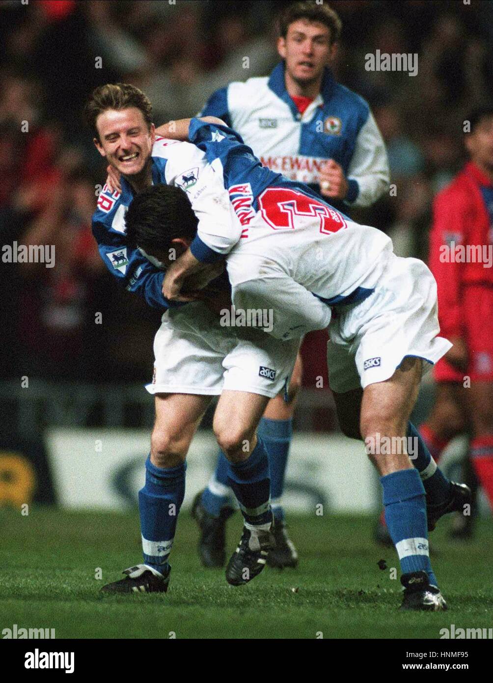 JEFF KENNA KEVIN GALLACHER BLACKBURN ROVERS V BLACKBURN ROVERS V ...