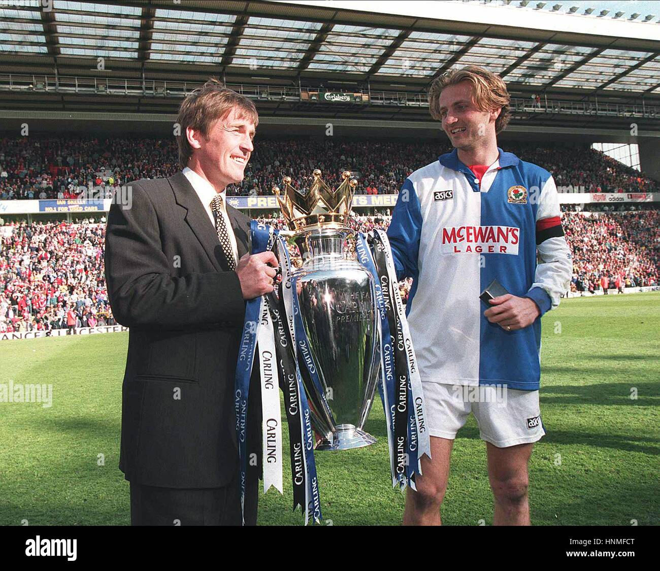 KENNY DALGLISH TIM SHERWOOD BLACKBURN WIN PREMIER BLACKBURN WIN PREMIER ...