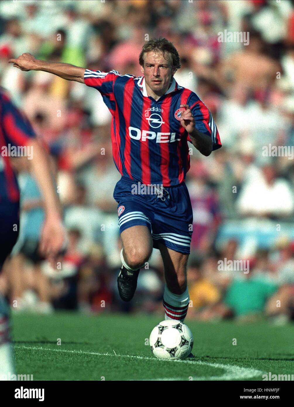 JURGEN KLINSMANN BAYERN MUNCHEN BAYERN MUNCHEN 14 July 1995 Stock Photo ...
