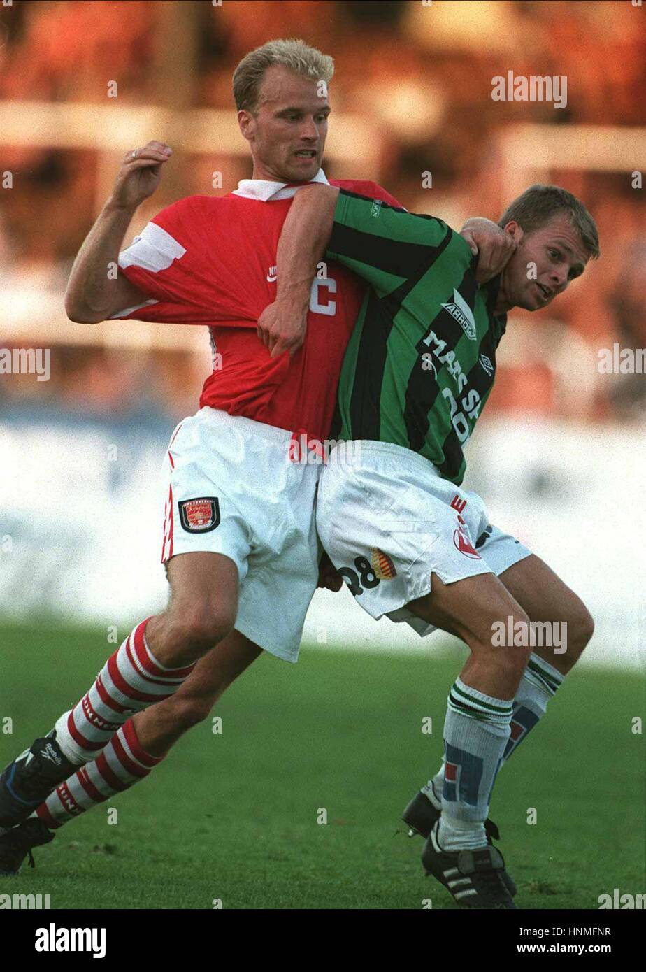 DENNIS BERGKAMP GAIS V ARSENAL GAIS V ARSENAL 01 August 1995 Stock ...