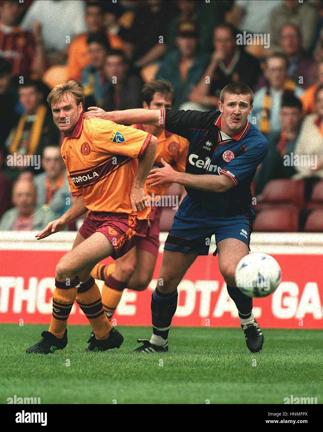 TOMMY COYNE JAMIE POLLOCK MOTHERWELL V MOTHERWELL V MIDDLESBROUGH 12 ...