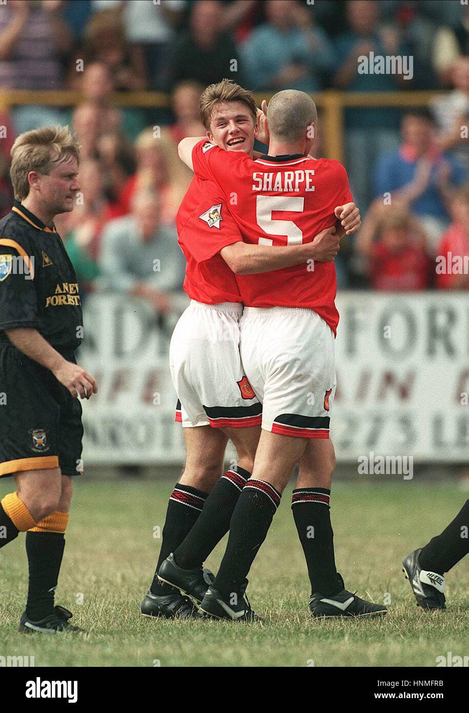 DAVID BECKHAM LEE SHARPE EAST FIFE V MANCHESTER EAST FIFE V MANCHESTER ...