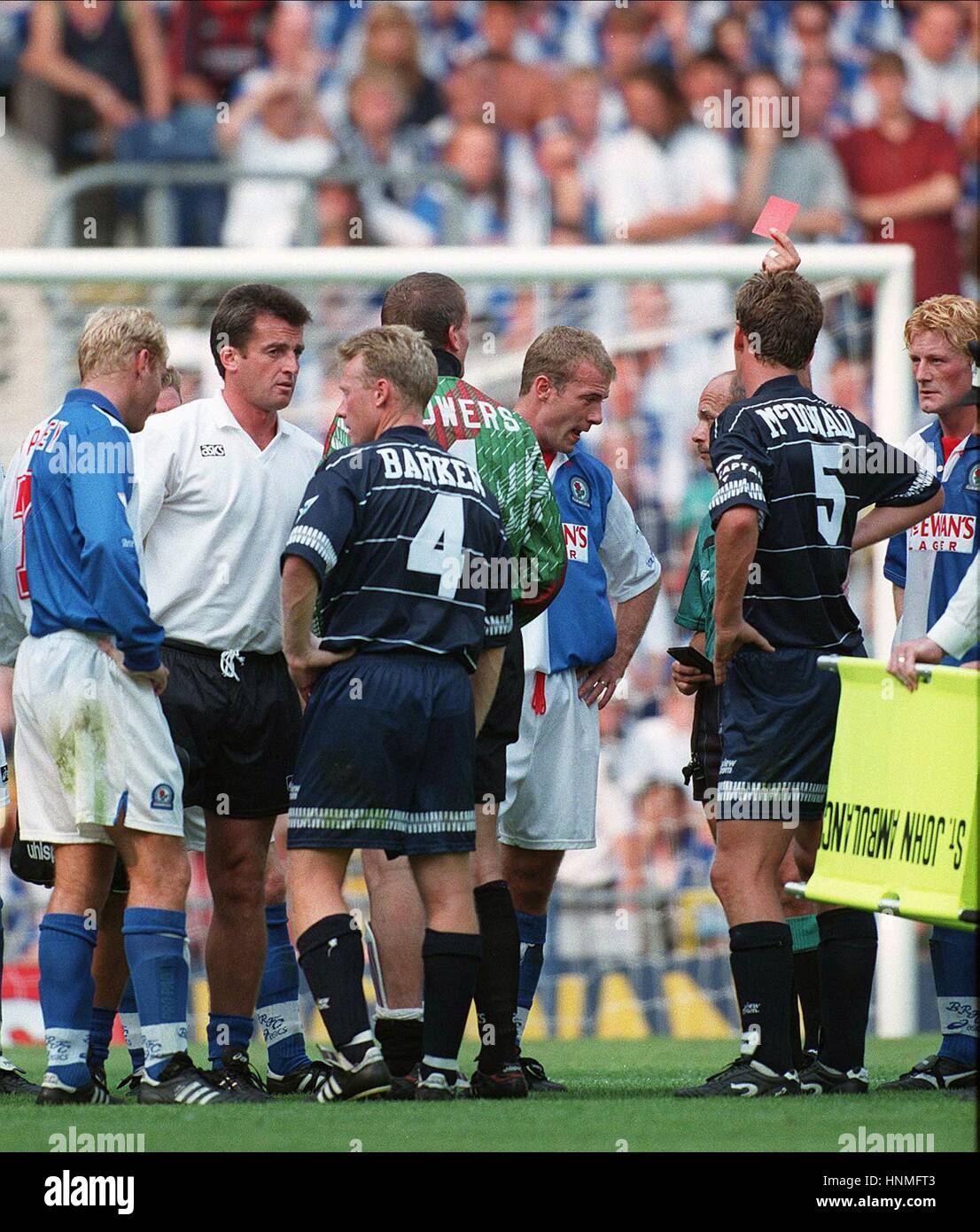 ALAN SHEARER TIM FLOWERS REF BLACKBURN ROVERS V BLACKBURN ROVERS V Q.P ...