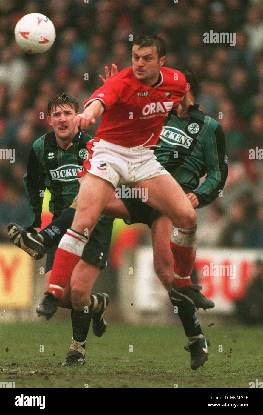 NEIL REDFERN & JAMIE POLLOCK BARNSLEY V MIDDLESBROUGH 22 April 1995 ...