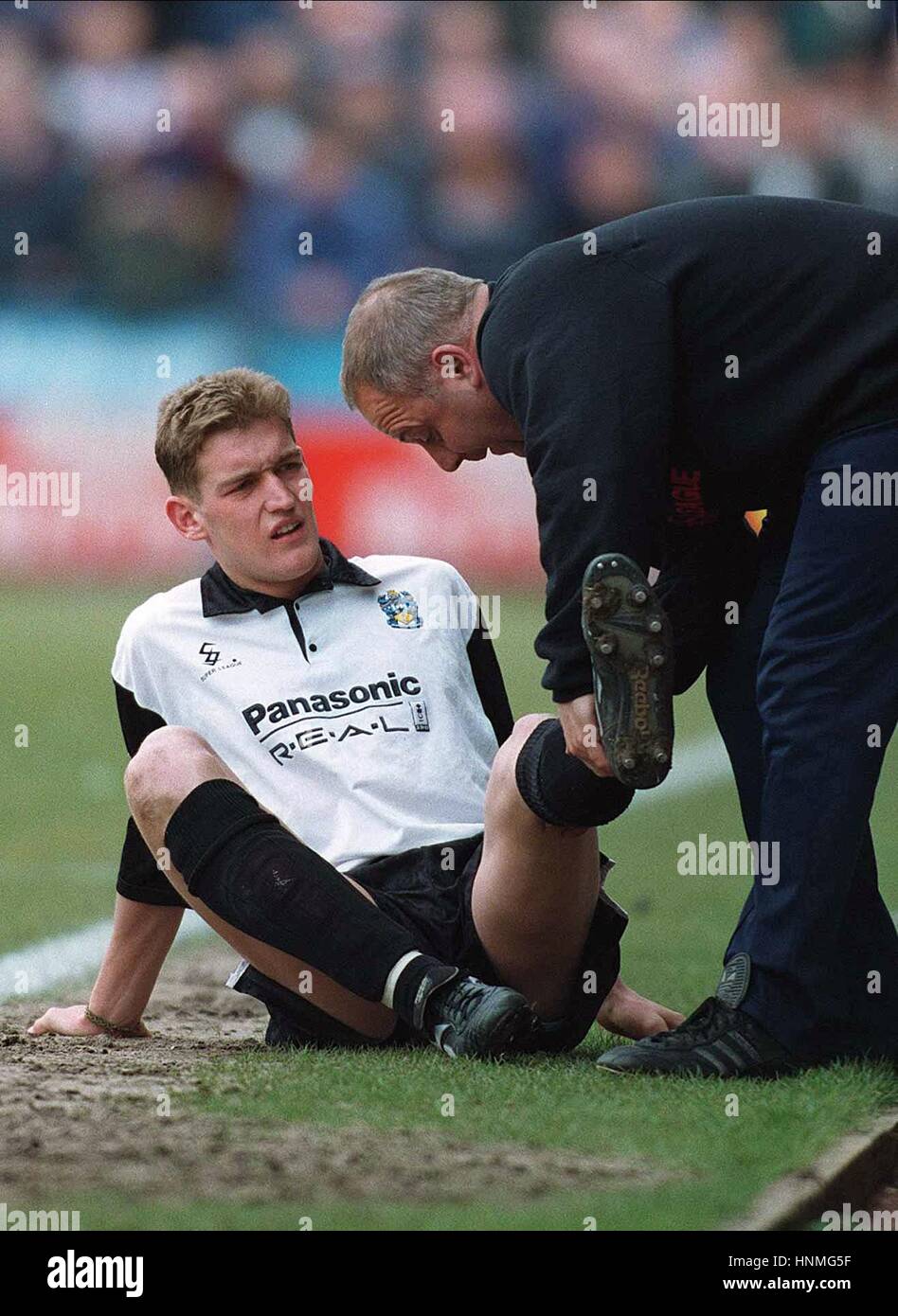 ANDY BOOTH STOCKPORT C.V HUDDERSFEILD 25 March 1995 Stock Photo - Alamy